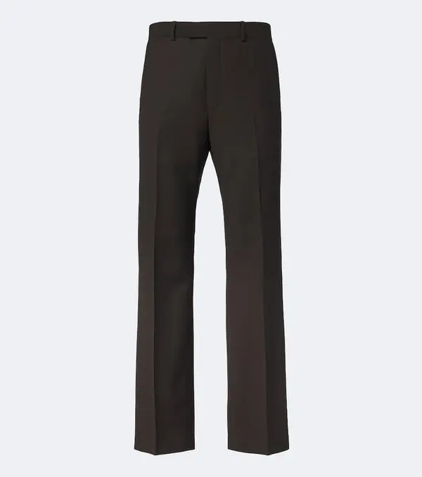 WALES BONNER Atto Vigin Wool Trousers - Brown