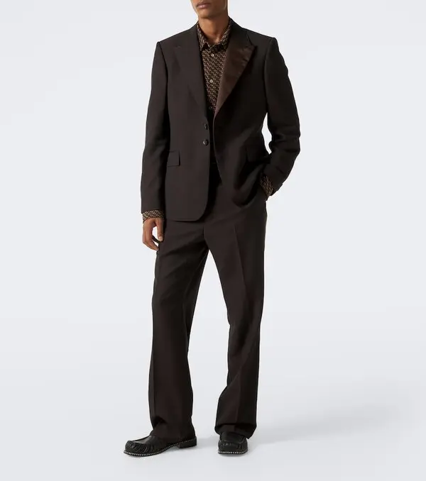 WALES BONNER Virgin Wool Trousers