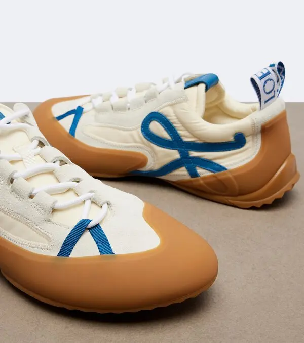 Loewe Grip Anagram Sneakers - White