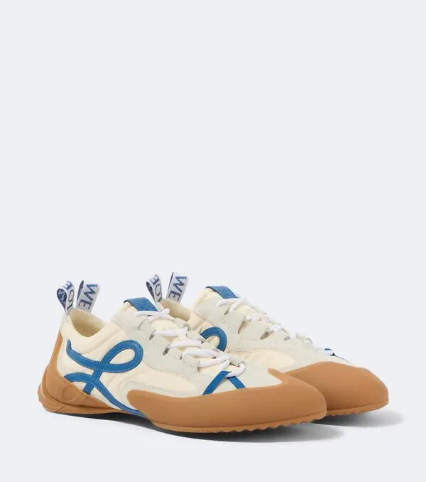 Loewe Grip Anagram Sneakers - White