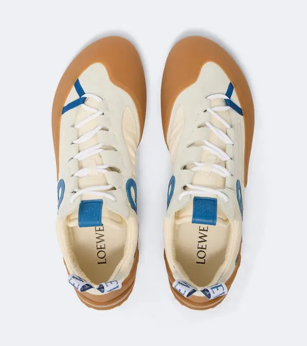 Loewe Grip Anagram Sneakers - White