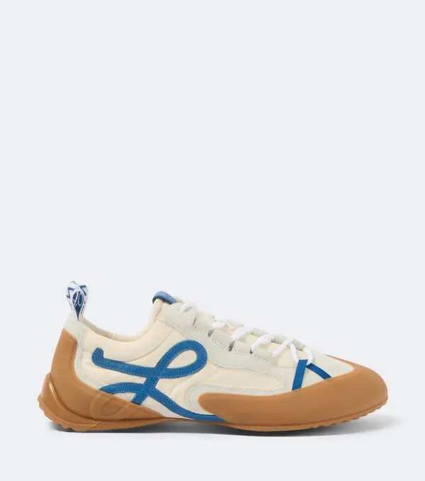 Loewe Grip Anagram Sneakers - White