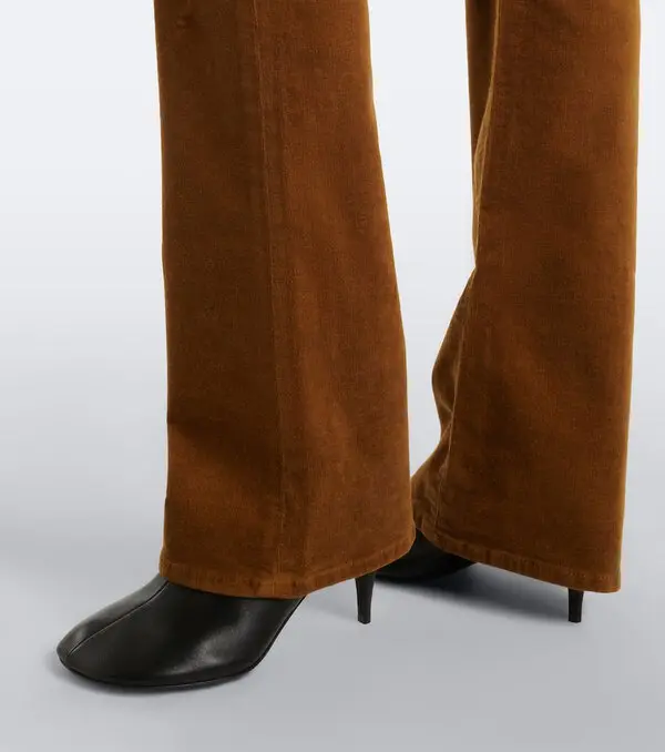 FRAME Corduroy Bootcut Cotton-blend Pants