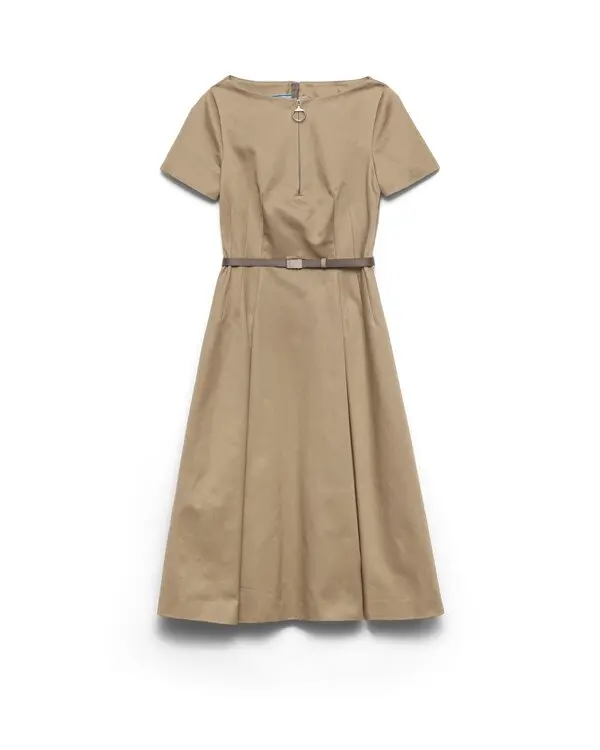Prada Chino Zipper Dress - Grey