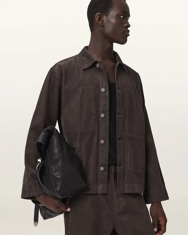 ALLSAINTS Mukesh Relaxed Fit Corduroy Shacket