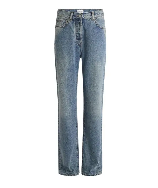 Balmain Straight-leg Denim Jeans - Blue
