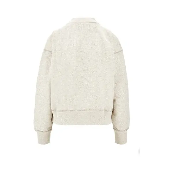 Isabel Marant Étoile Moby" Sweatshirt With Flocked Logo - Beige