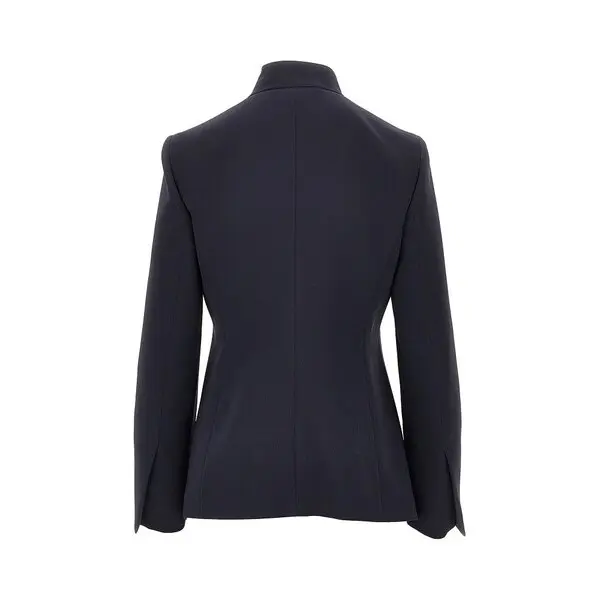 Max Mara Cady Jacket With Sash - Blue