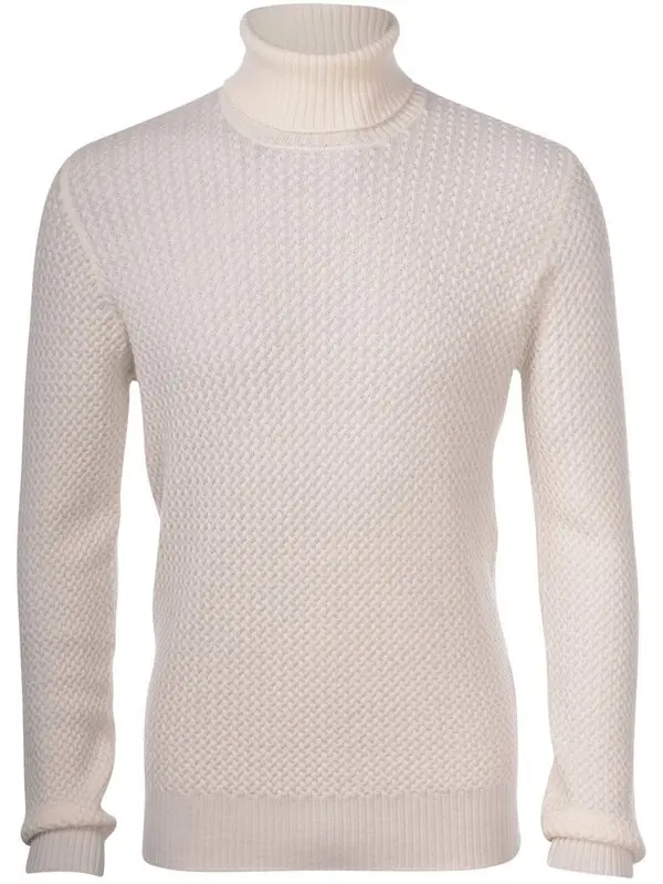 GRAN SASSO Textured Turtleneck Sweater