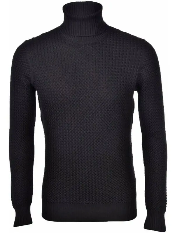 GRAN SASSO Ribbed Turtleneck Sweater