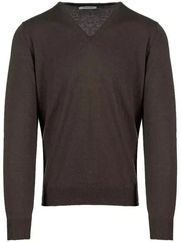 GRAN SASSO V-neck Wool Pullover