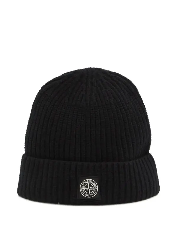 Stone Island Beanie - Black