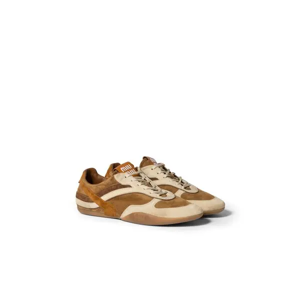 Miu Miu Suede Gymnasium Sneakers