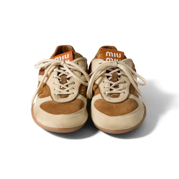 Miu Miu Suede Gymnasium Sneakers