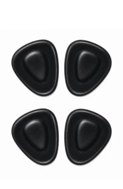 LECHERY® Water Drop Shape Metatarsal Pads Gel Cushions 2 Pack - Black