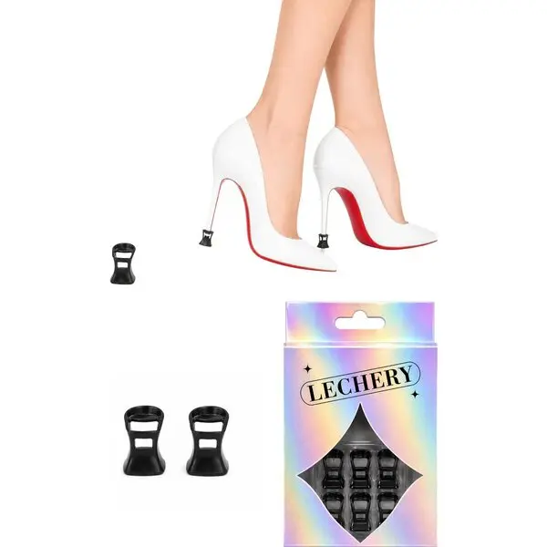 LECHERY® Hourglass Heel Protectors - Black