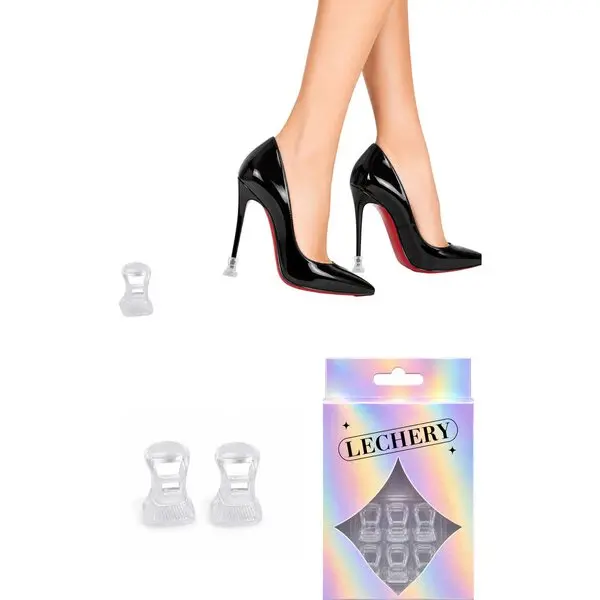LECHERY® Hourglass Heel Protectors - Clear