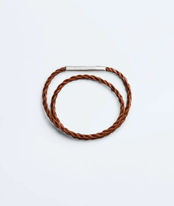 Bottega Veneta Rope Leather Bracelet