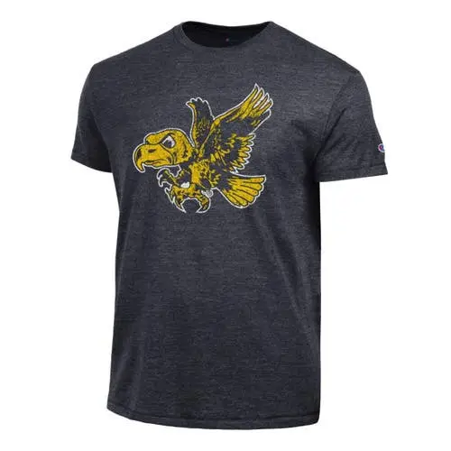 Champion Iowa Hawkeyes Vintage Triumph Tri-blend T-shirt - Black