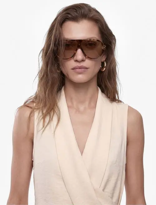 Koton Sleeveless V-neck Wrap Long Vest