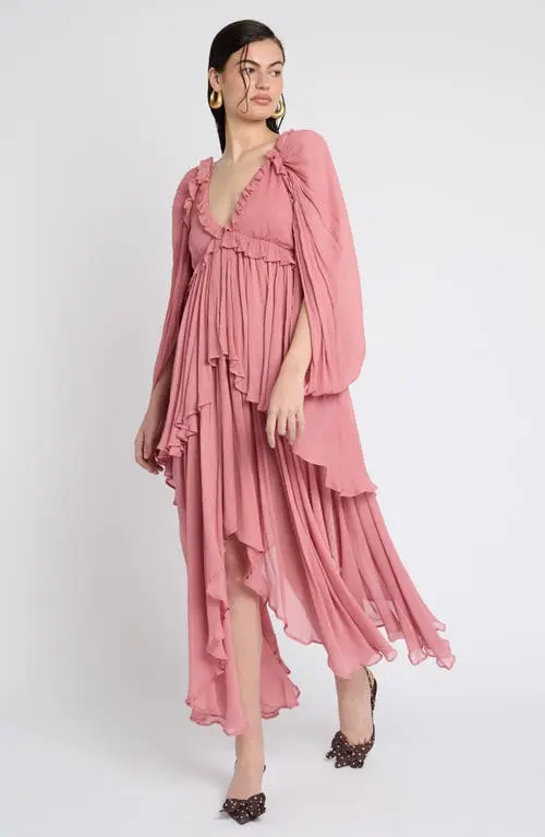 MUSE ASSEMBLY Tiered Frill Maxi Dress