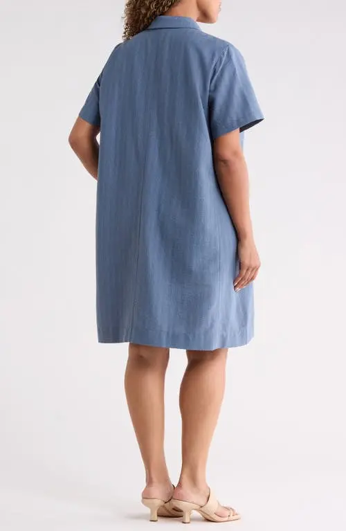 Eileen Fisher Pinstripe Shift Dress