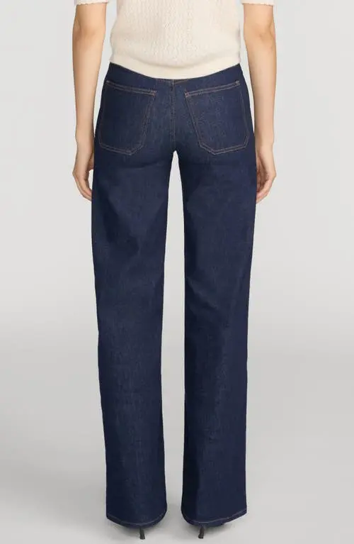 FRAME Le Slim Palazzo Pintuck Jeans