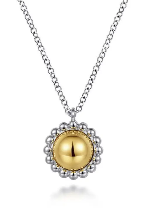 GABRIEL & CO. Dome Pendant Necklace