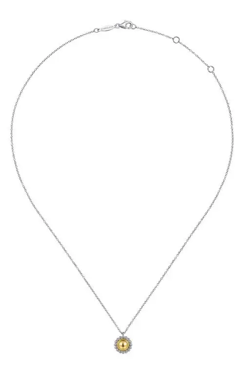 GABRIEL & CO. Dome Pendant Necklace