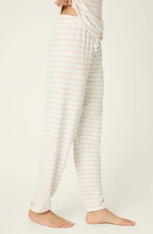PJ Salvage Jadore Amour Striped Pajama Pants