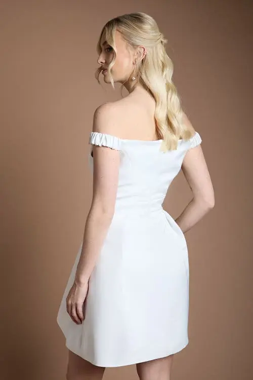 Coast Bardot Bridal Mini Dress