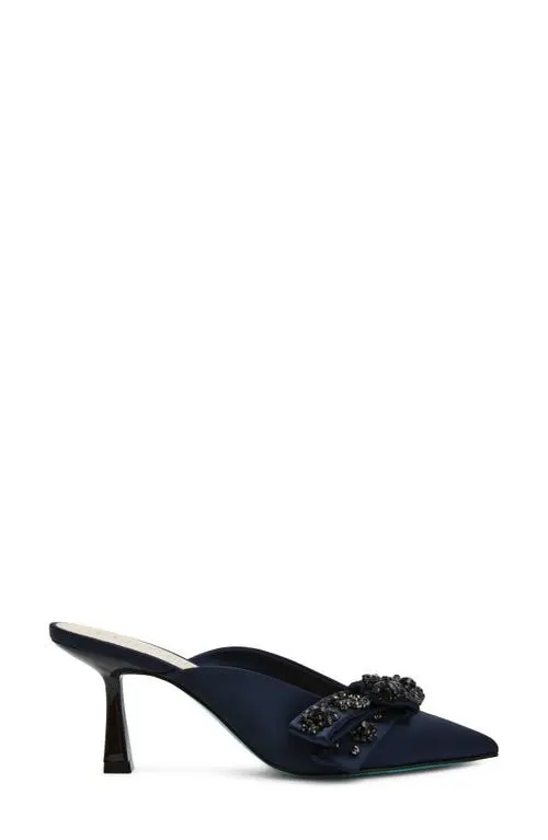 Betsey Johnson Kena Pointed Toe Mule - Navy