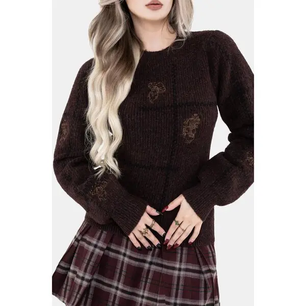 DISTURBIA Hexborn Baba Yaga Knit Sweater