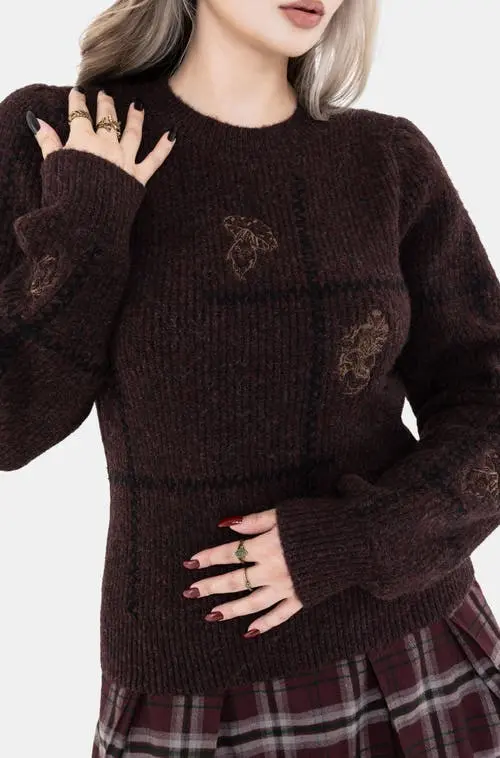 DISTURBIA Hexborn Baba Yaga Knit Sweater