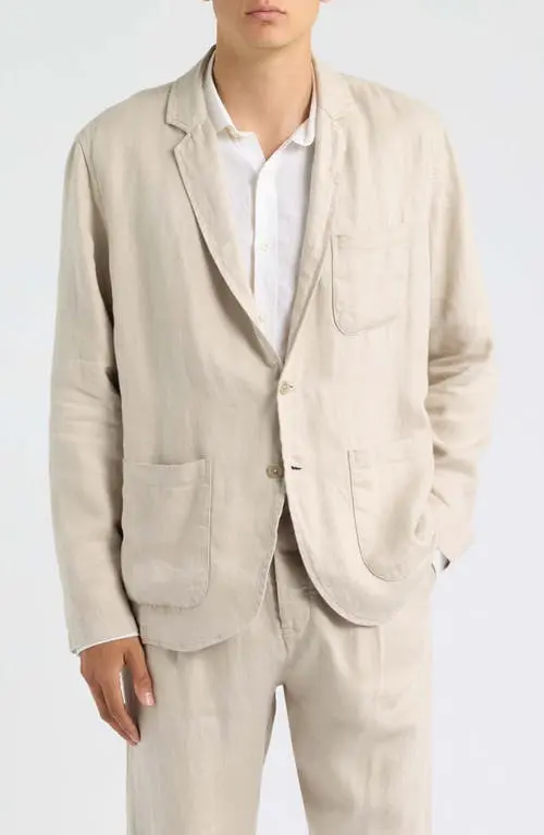 ALEX CRANE Alta Linen Blazer - Bone