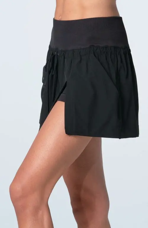 Lucky In Love Cargo Pocket Wrap Mini Skirt