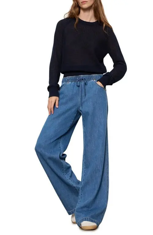 Sanctuary Soleil Open Stitch Sweater - Navy Blue