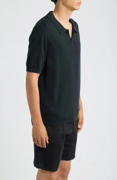 ALEX CRANE Lolo Organic Cotton Short Sleeve Sweater Polo