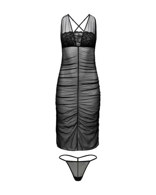 ADORE ME Eave Slip & G-string Set Lingerie - Black