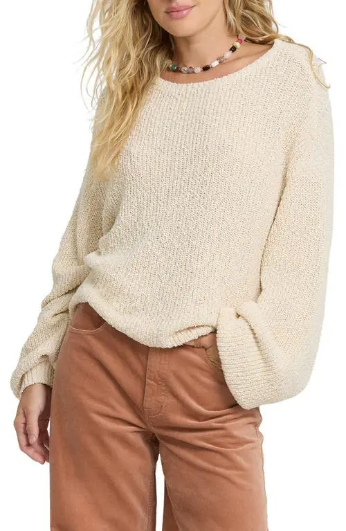 BILLABONG Open Air Crewneck Sweater - White Cap