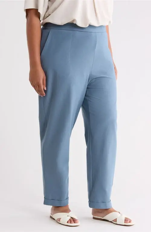 Eileen Fisher Cuffed Tapered Ankle Pants