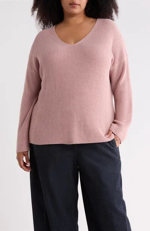Eileen Fisher V-neck Sweater - Opal