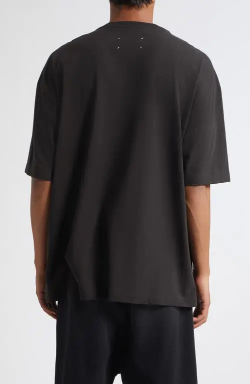 MAISON MARGIELA Numeric Cotton Oversize Graphic T-shirt
