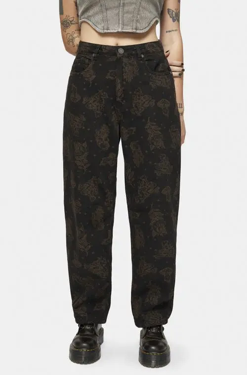 DISTURBIA Hexborn Baba Yaga Denim Jean - Black