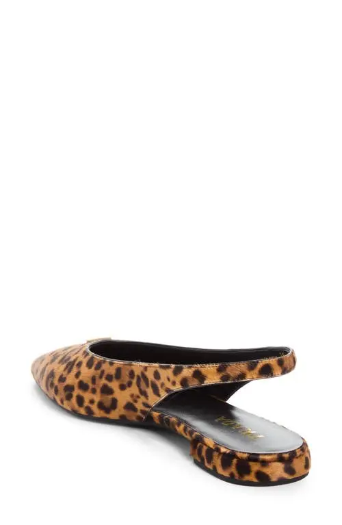 Prada Genuine Calf Hair Slingback Flat