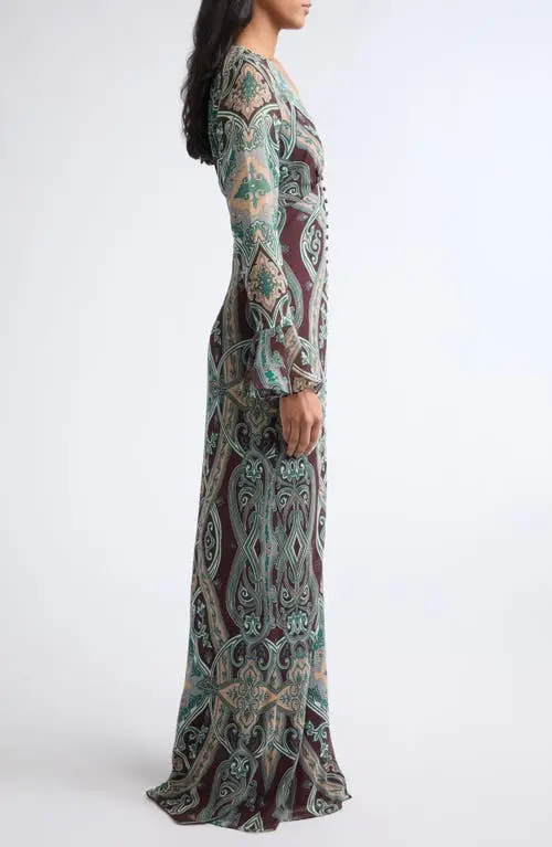 Veronica Beard Daciana Silk Maxi Dress