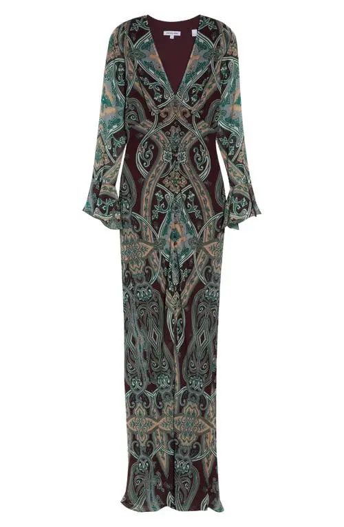 Veronica Beard Daciana Silk Maxi Dress