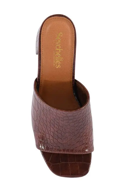 Seychelles Adapt 3 Open Toe Slide Sandal - Brown