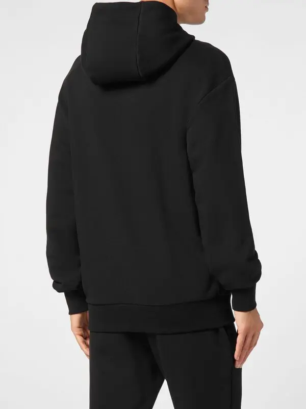 PLEIN SPORT Sweatshirt With Metallic Logo Detail