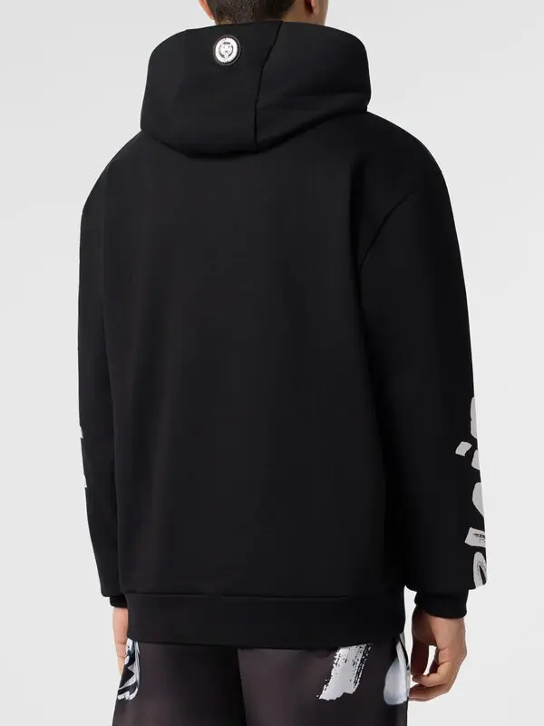 PLEIN SPORT Tiger Graphic Hoodie - Black